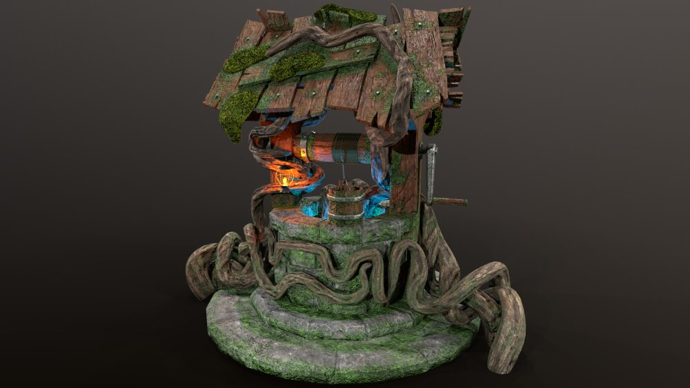 Magic Well 3D model - Download Infrastructure Buildings on 3DModels.org