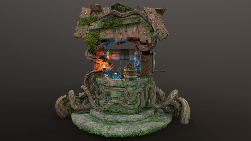 Magic Well 3D model - Download Infrastructure Buildings on 3DModels.org
