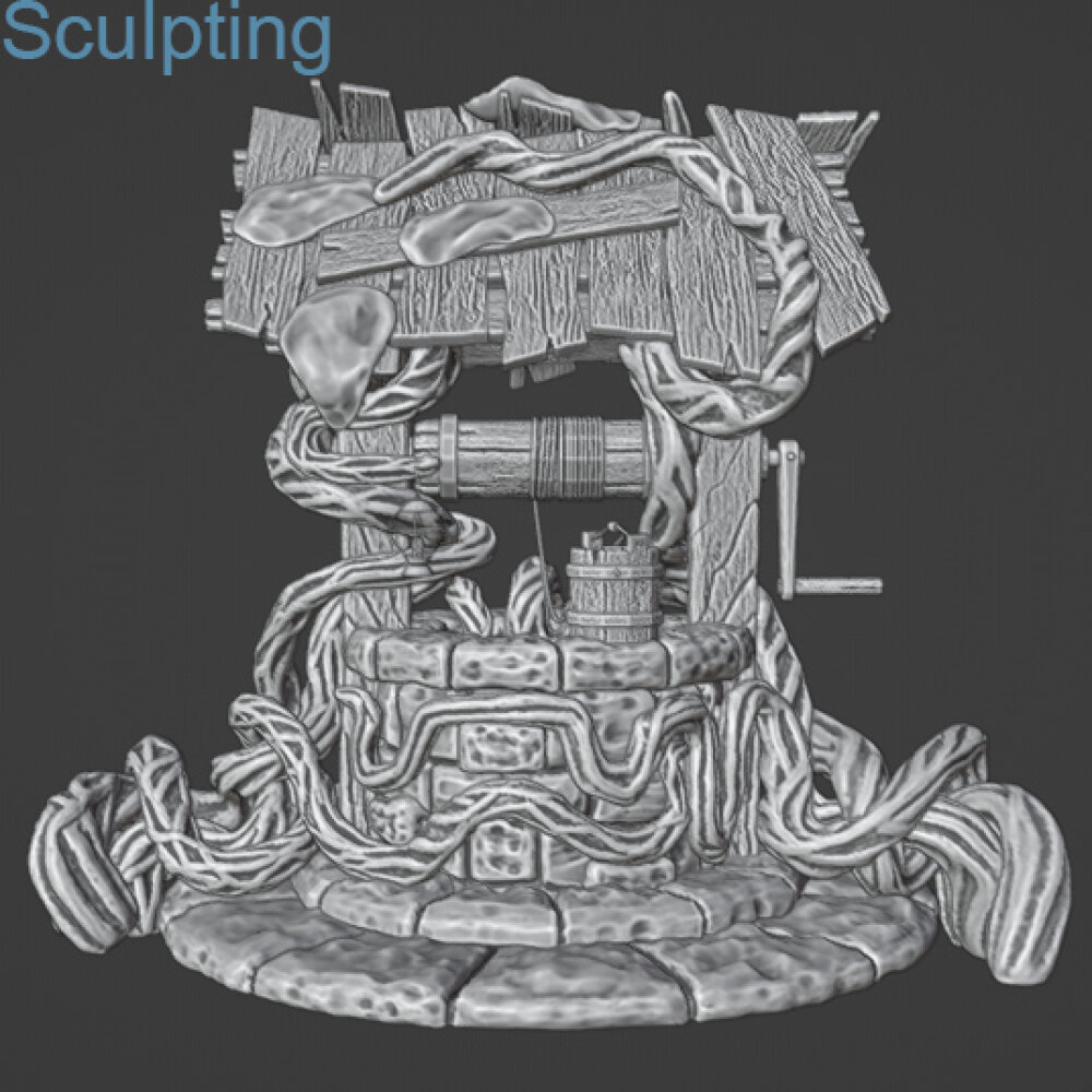 Magic Well 3D model - Download Infrastructure Buildings on 3DModels.org