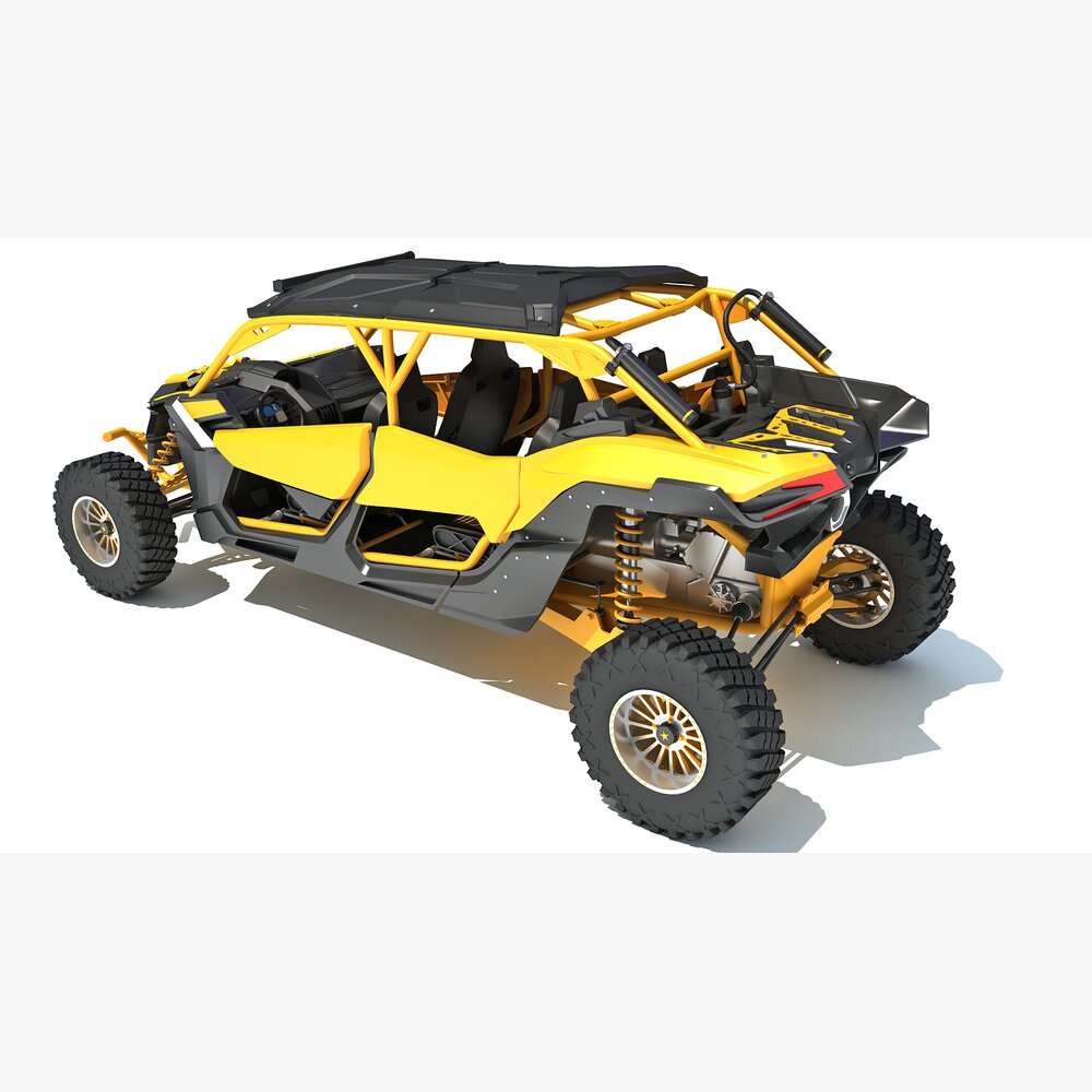 ATV Four Wheeler Buggy 3D model - Download ATV on 3DModels.org