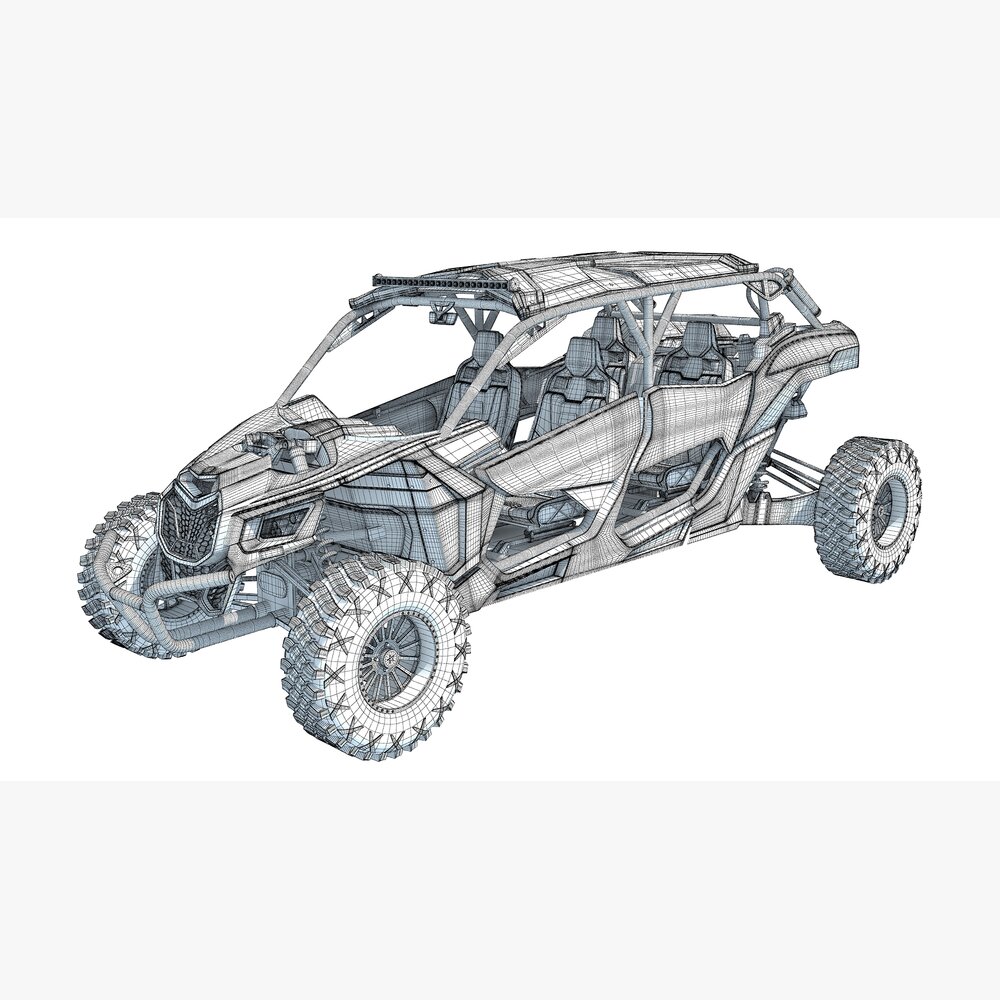 ATV Four Wheeler Buggy 3D model - Download ATV on 3DModels.org