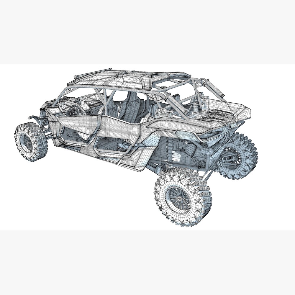 ATV Four Wheeler Buggy 3D model - Download ATV on 3DModels.org