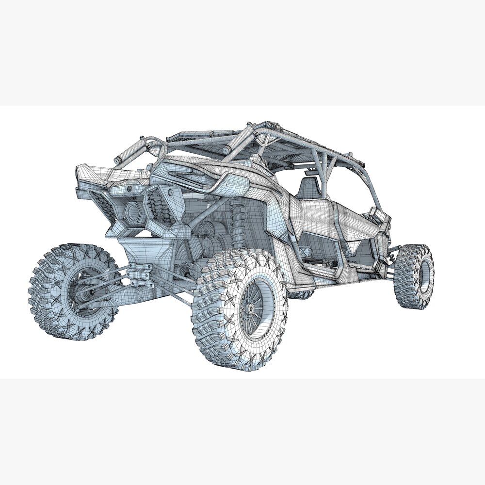 ATV Four Wheeler Buggy 3D model - Download ATV on 3DModels.org