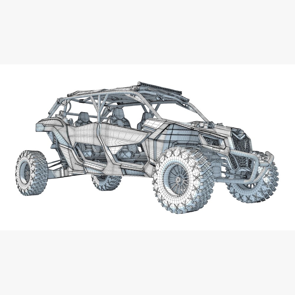 ATV Four Wheeler Buggy 3D model - Download ATV on 3DModels.org