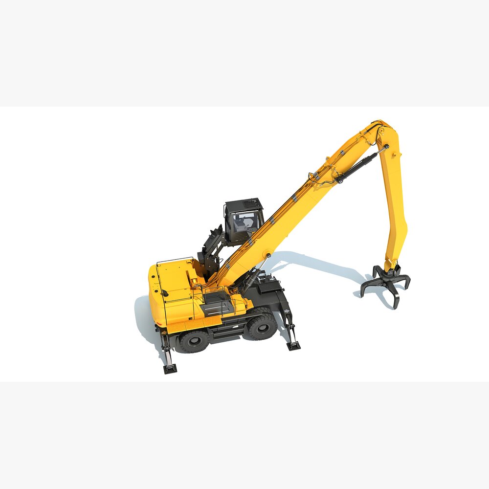 Material Handler 3D model - Download Tractor on 3DModels.org