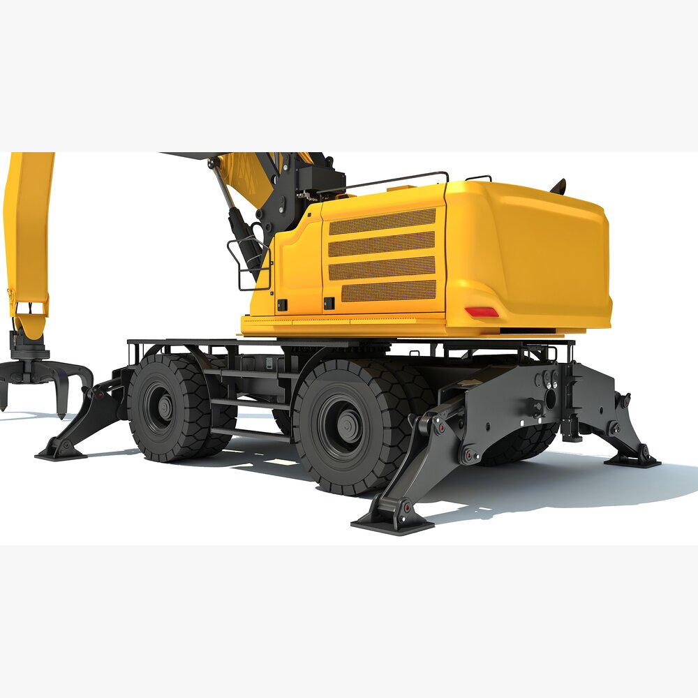 Material Handler 3D model - Download Tractor on 3DModels.org