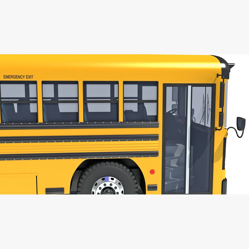 School Bus 3D model - Download Bus on 3DModels.org
