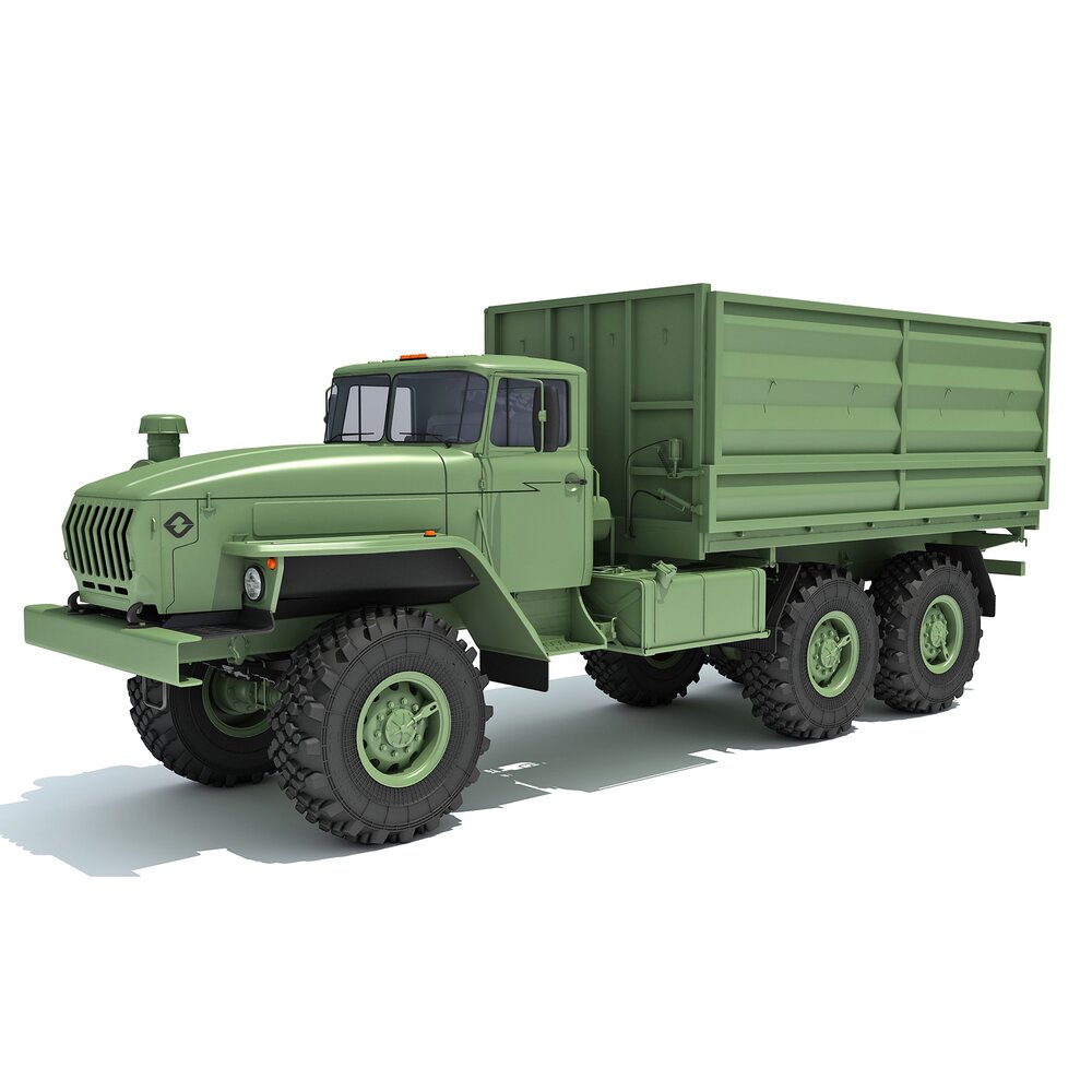 URAL Military Truck Off Road 6×6 3D model - Download Truck on 3DModels.org
