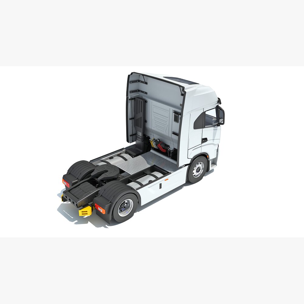 Heavy-Duty Tractor Truck 3D model - Download Truck on 3DModels.org