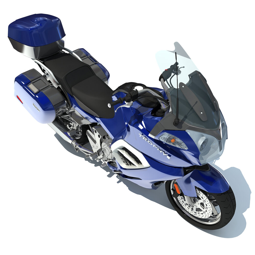 Triumph Trophy Motorcycle 3D model - Download Motorcycle on 3DModels.org