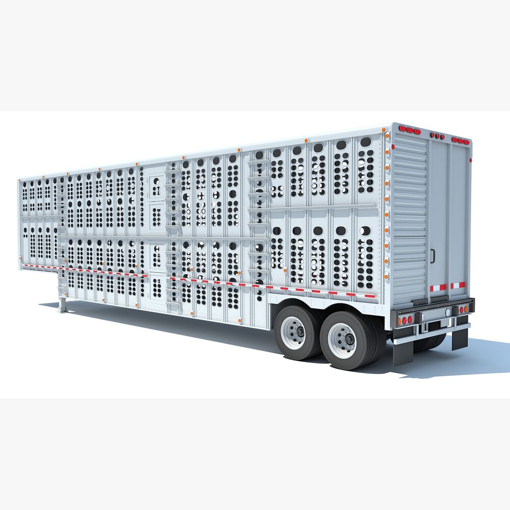 Animal Transporter Trailer 3D 모델 - 다운로드 Trailer on 3DModels.org
