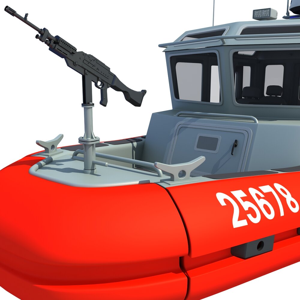 Barco de Clase Defender de Guardacostas Modelo 3D - Descargar Buque de ...