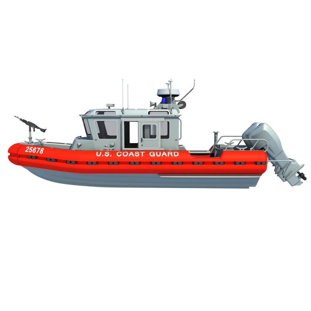 Barco de Clase Defender de Guardacostas Modelo 3D - Descargar Buque de ...