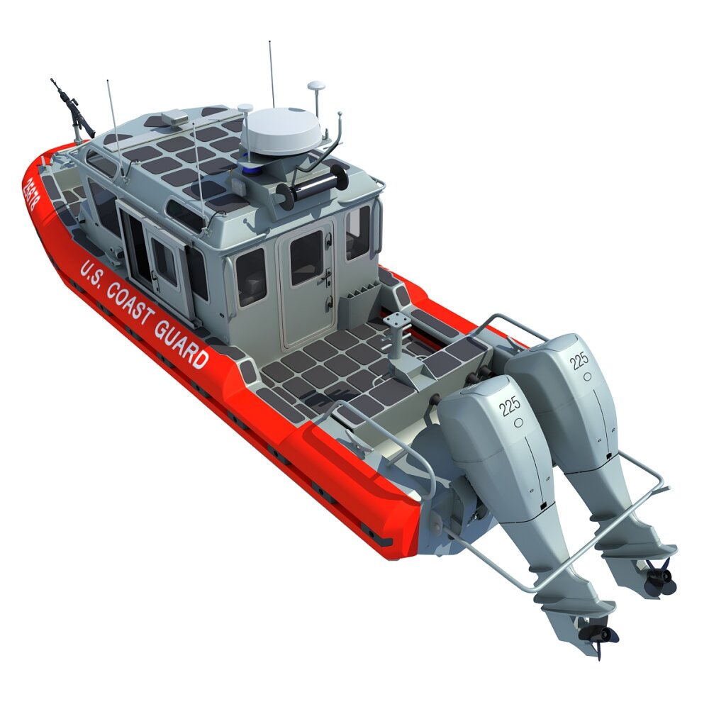 Barco de Clase Defender de Guardacostas Modelo 3D - Descargar Buque de ...