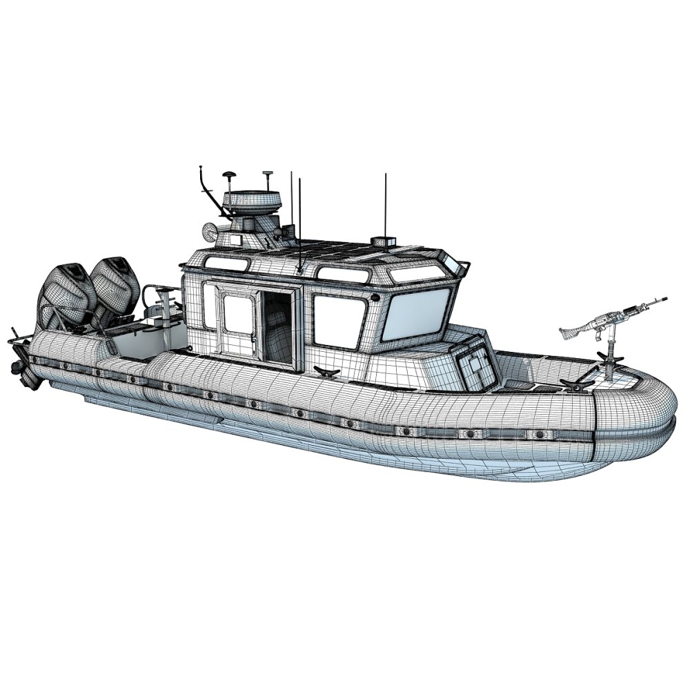Barco de Clase Defender de Guardacostas Modelo 3D - Descargar Buque de ...