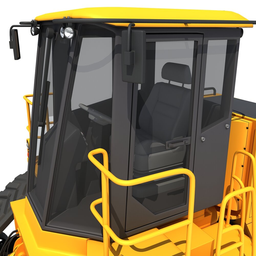 High Speed Dozer 3D model - Download Tractor on 3DModels.org