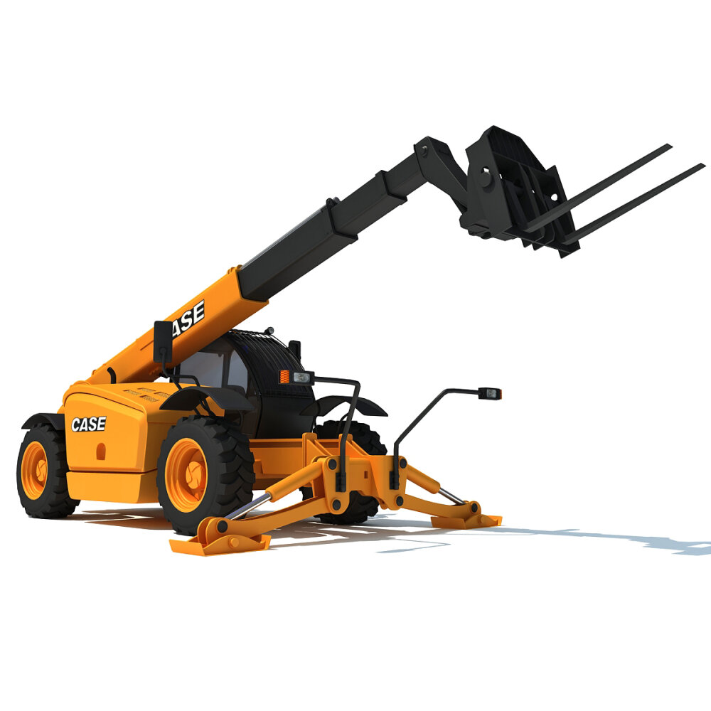 Case Telescopic Handler 3D model - Download Tractor on 3DModels.org