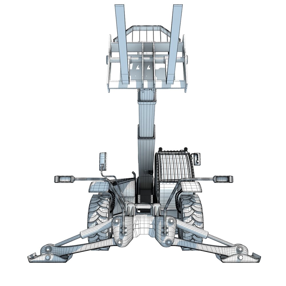 Case Telescopic Handler 3D model - Download Tractor on 3DModels.org