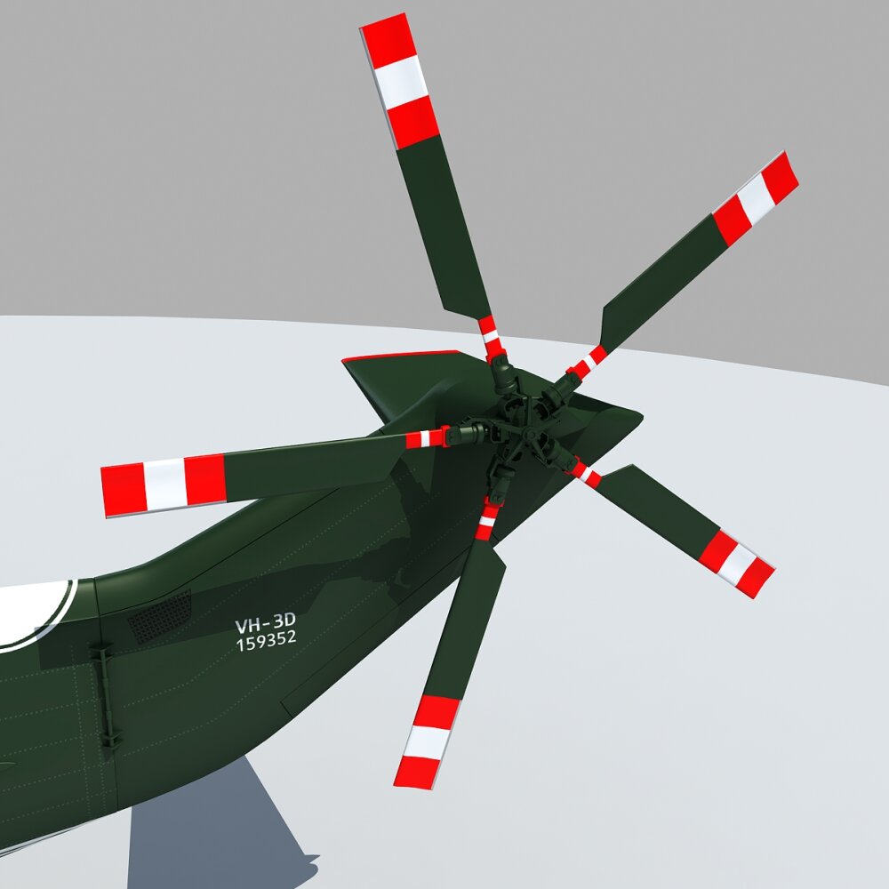 Presidential Aircraft Marine One 3D model - Download Helicopter on ...