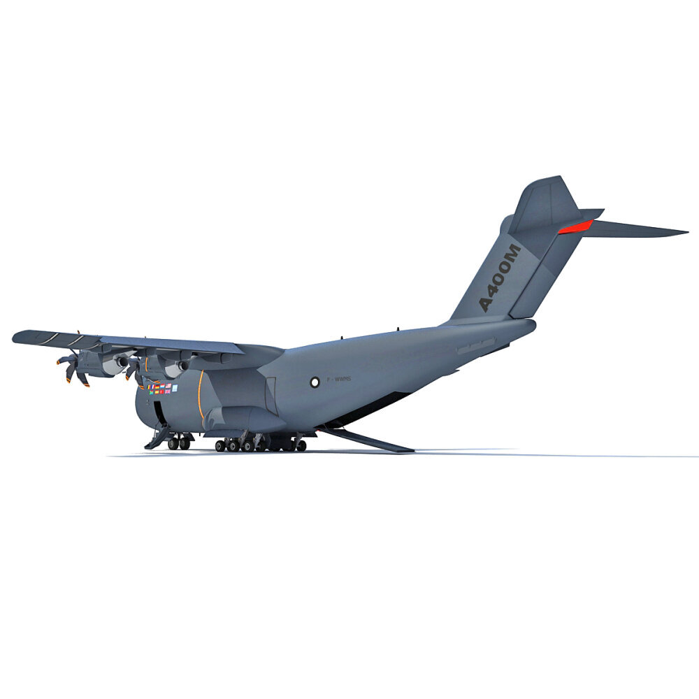 Airbus A400m Atlas Aircraft 3D model - Download Transport on 3DModels.org
