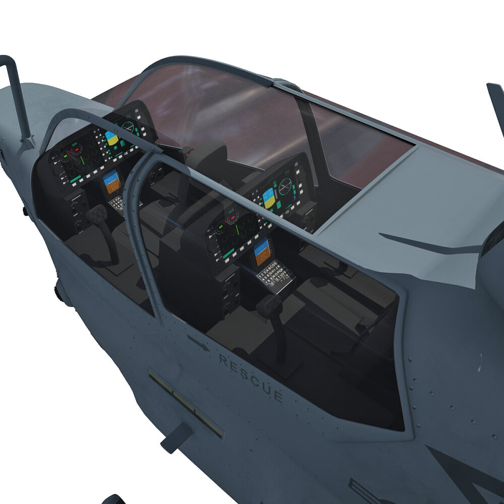 Bell Ah-1z Viper Attack Helicopter 3D model - Download Helicopter on ...