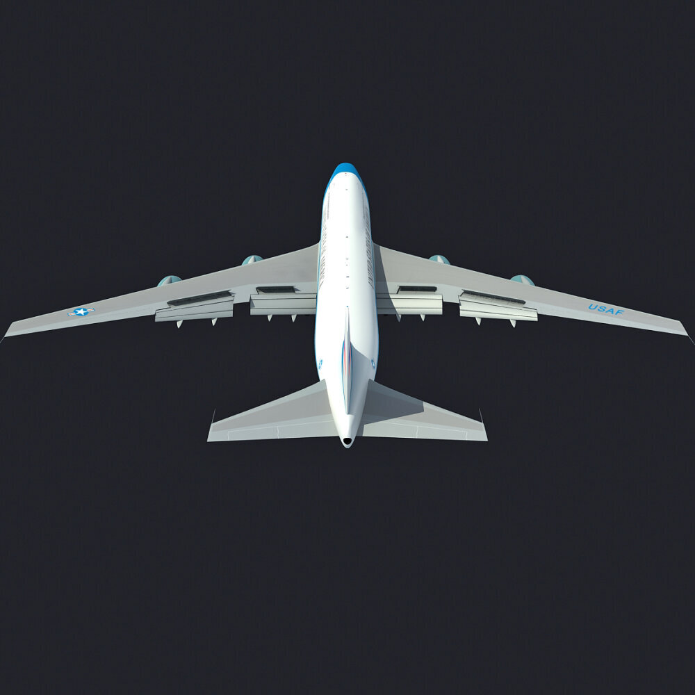 Boeing Air Force One Vc-25 3D 모델 - 다운로드 여객기 on 3DModels.org