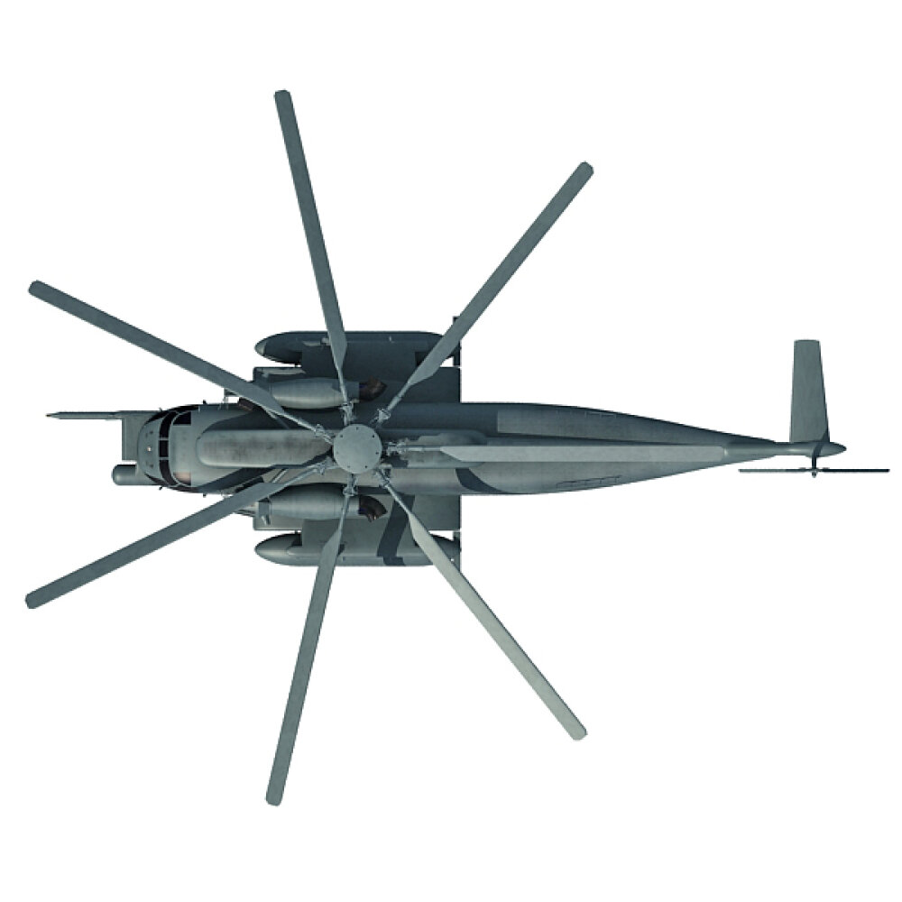 Super Stallion Ch-53e Sikorsky 3D model - Download Helicopter on ...