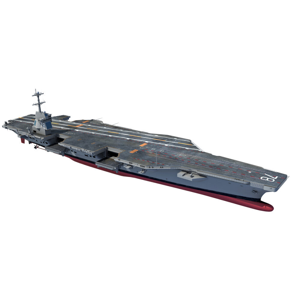 Uss Gerald R. F Aircraft Carrier Cvn-78 3D model - Download Warship on ...