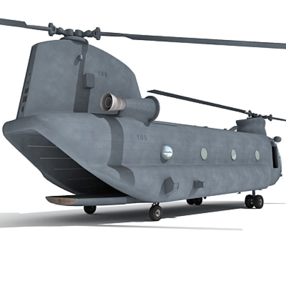 Chinook Helicopter 3D model - Download Helicopter on 3DModels.org