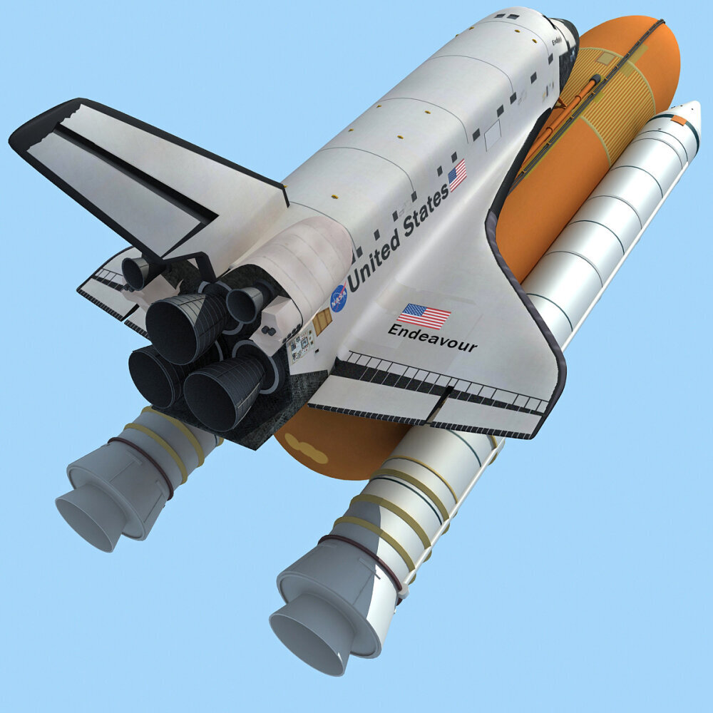Cinco Modelos del Space Shuttle Modelo 3D - Descargar Naves espaciales ...