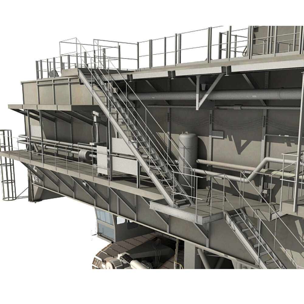 NASA Crawler Andmobile Launch Platform 3D 모델 - 다운로드 Infrastructure ...