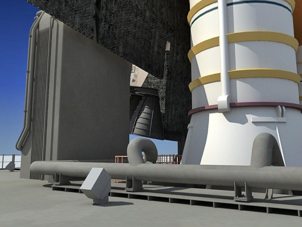 Nasa Space Shuttle with Mlp Modelo 3D - Baixar Infrastructure Buildings ...
