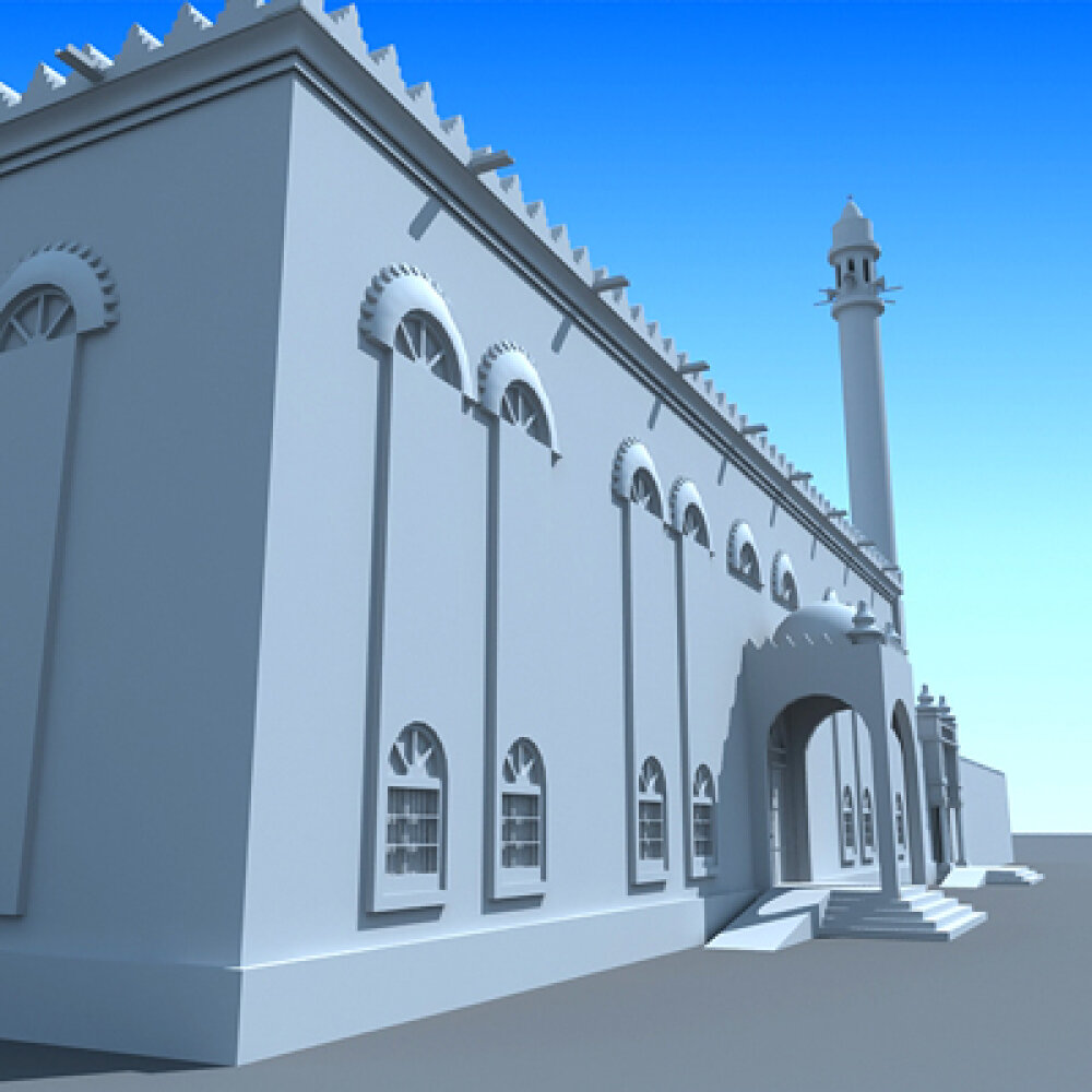 Arabic Islam Mosque 3D 모델 - 다운로드 건축물 on 3DModels.org