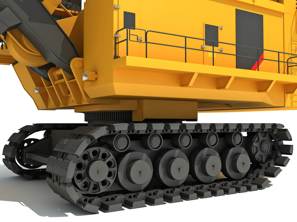 Electric Rope Shovel 3D model - Download Tractor on 3DModels.org