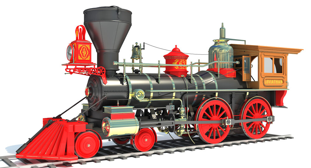 蒸汽机车利维坦 3D模型 - 下载 on 3DModels.org