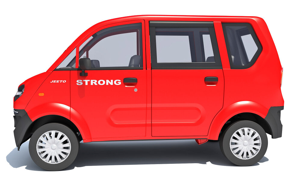 Mahindra Jeeto Minivan Indian Light Commercial Vehicle 3D model ...