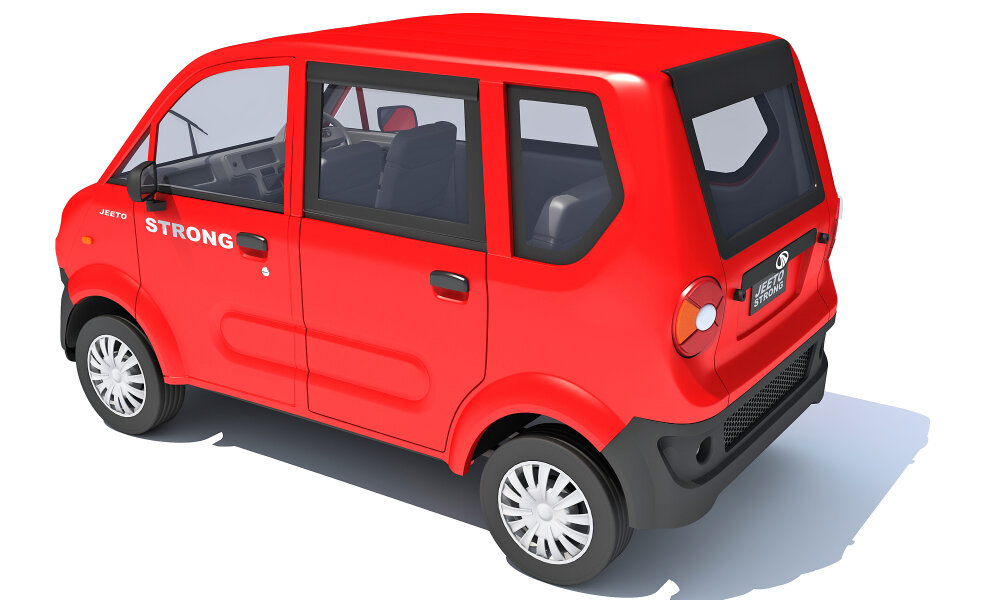 Mahindra Jeeto Minivan Indian Light Commercial Vehicle 3D model ...