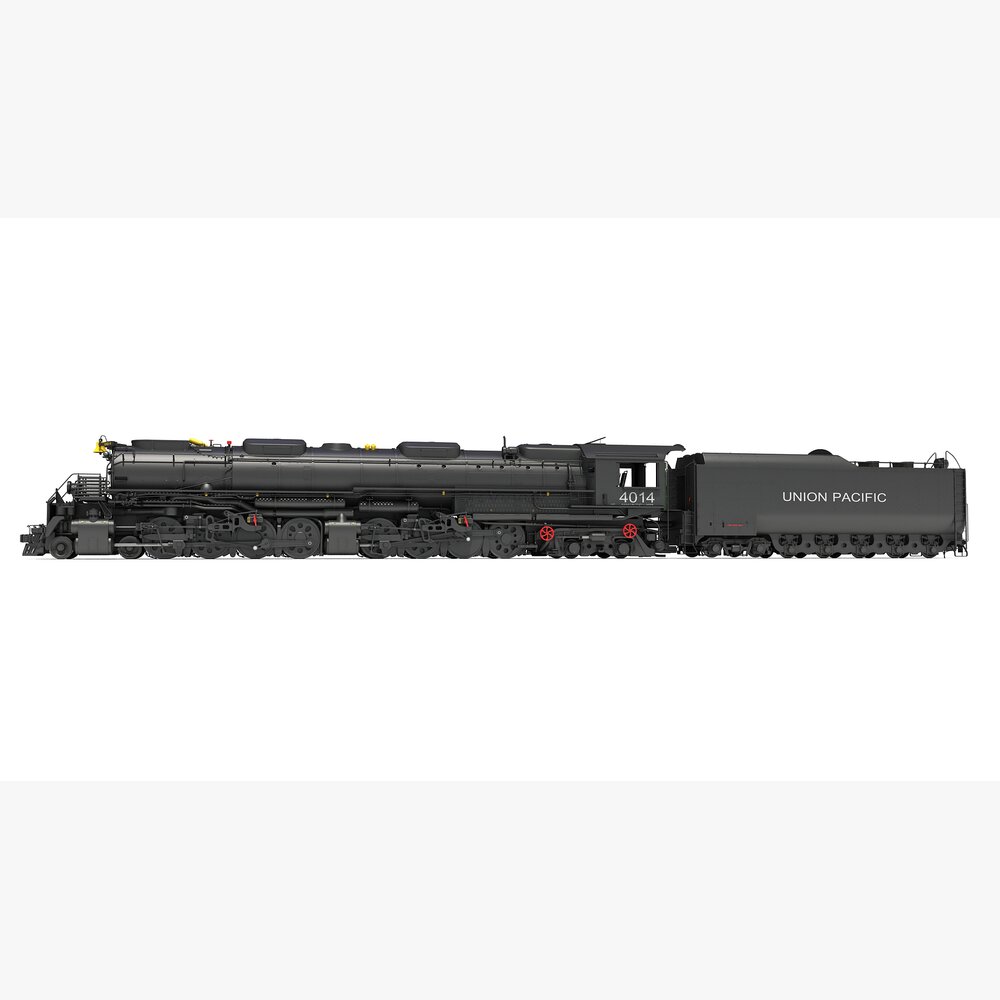 Union Pacific Big Boy Steam Locomotive 4014 3D model - Download ...