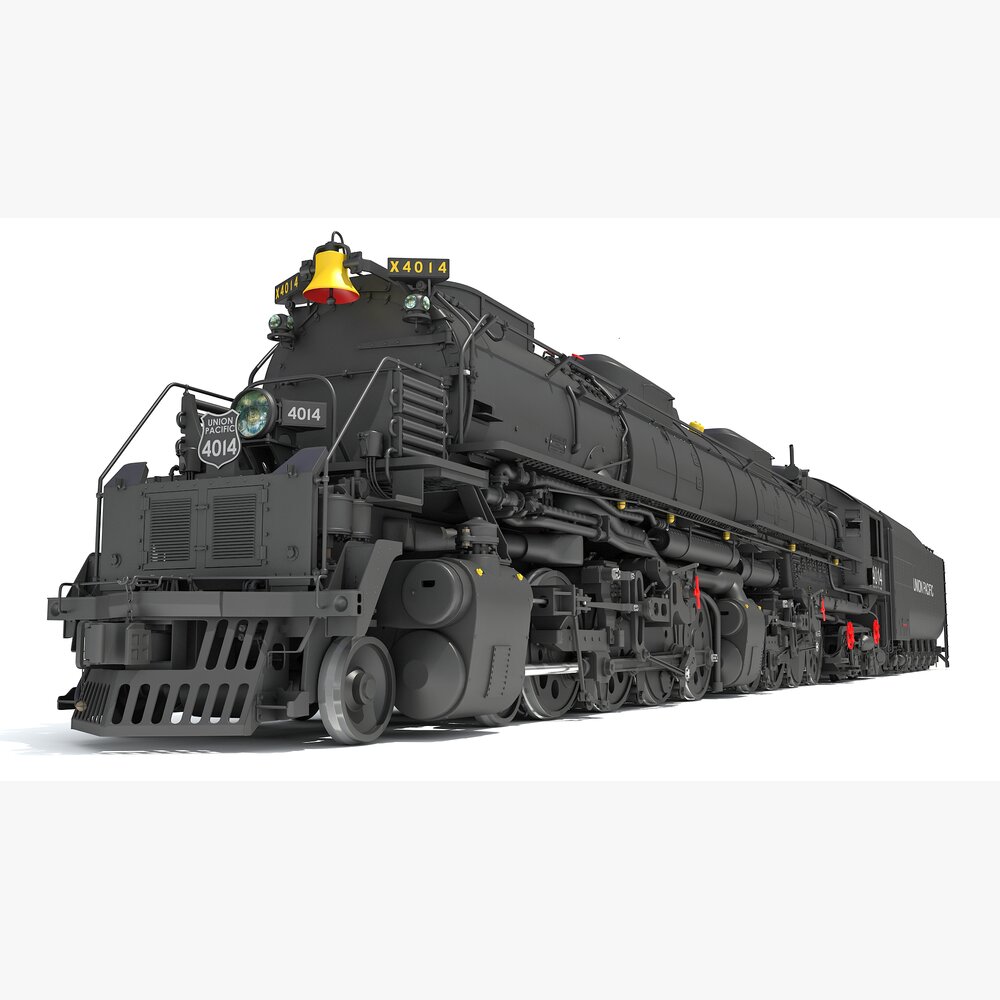 Union Pacific Big Boy Steam Locomotive 4014 3D model - Download ...