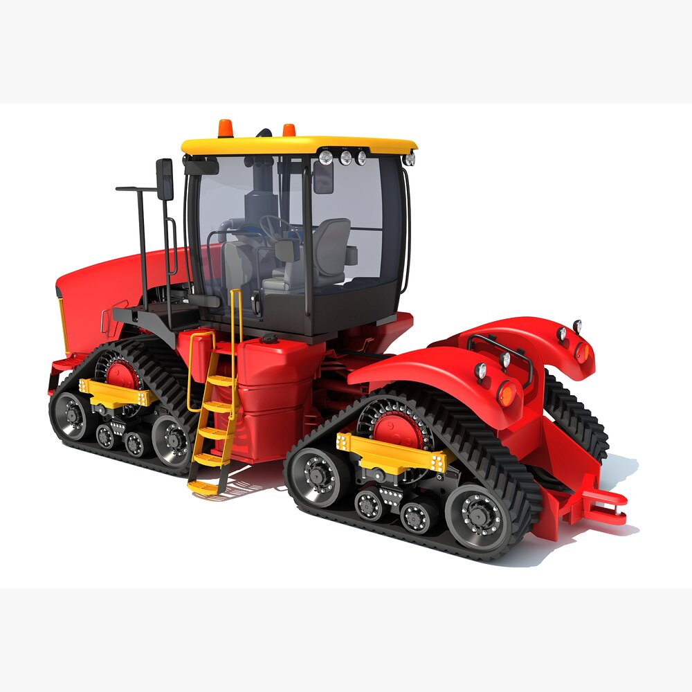 Track Tractor 3D model - Download Tractor on 3DModels.org