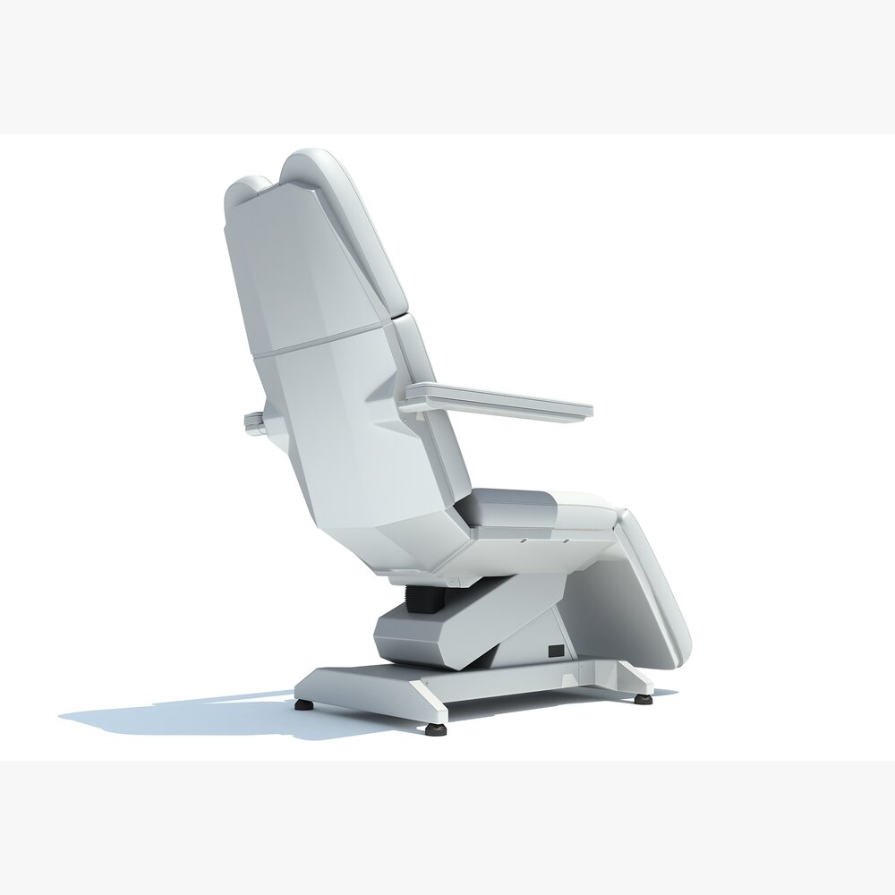 Silla de Examen Médico Blanca Ajustable Modelo 3D - Descargar Medical ...
