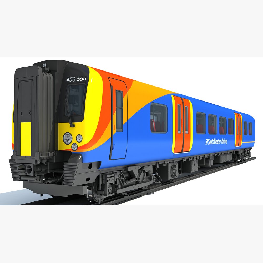 British Train 3D model - Download Passenger train on 3DModels.org