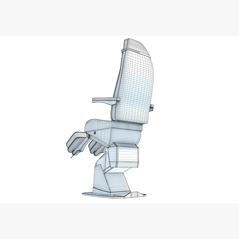 Medical Examination Chair With Comfort Armrests 3D model - Download ...