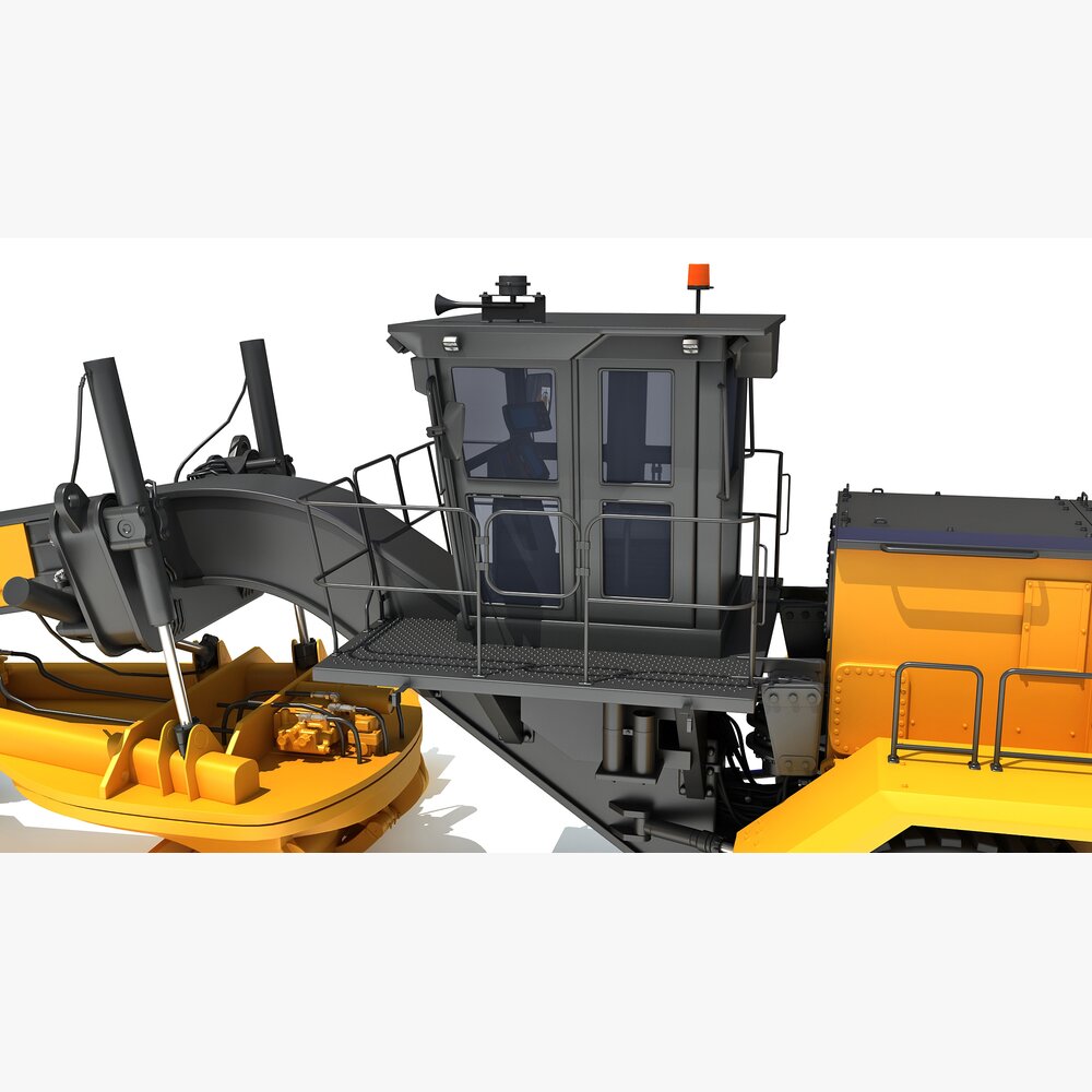 Motor Grader 3D model - Download Tractor on 3DModels.org