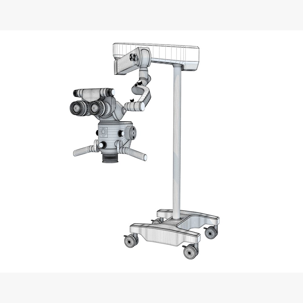 Dental Microscope 3D model - Download Medical Equipment on 3DModels.org