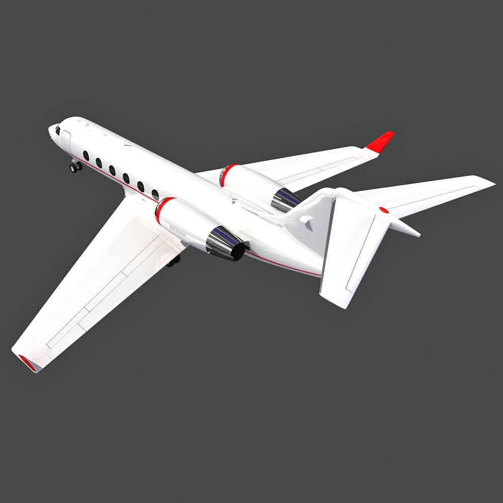 Business Jet Aircraft 3D model - Download Light Aircraft on 3DModels.org