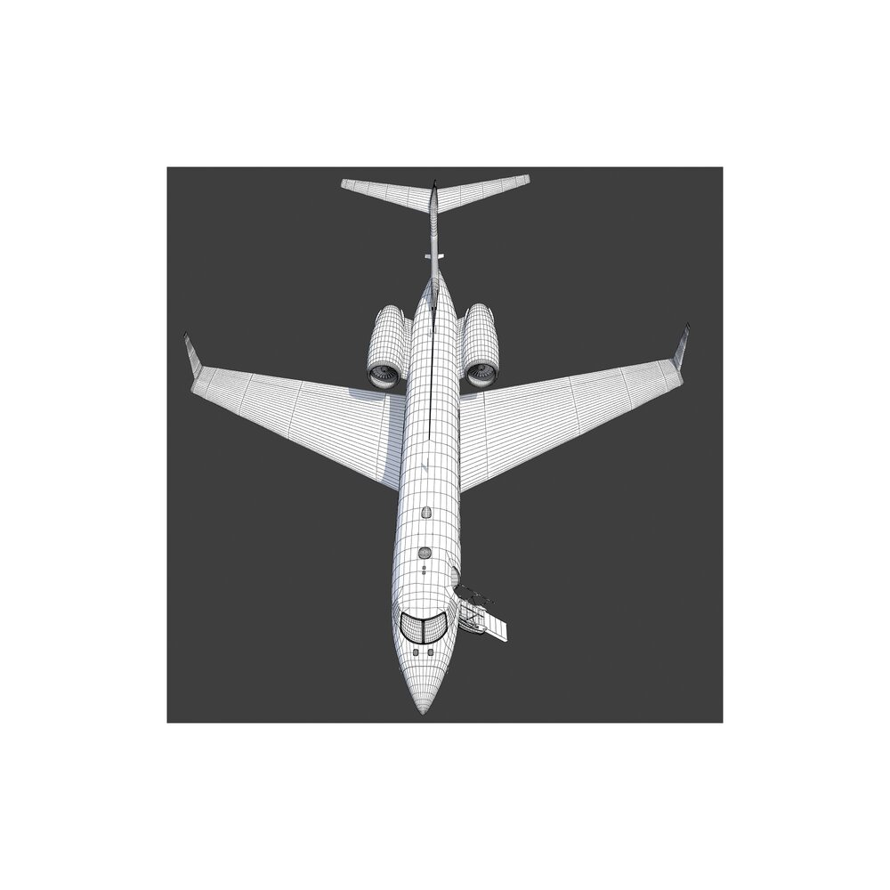 Business Jet Aircraft 3D model - Download Light Aircraft on 3DModels.org