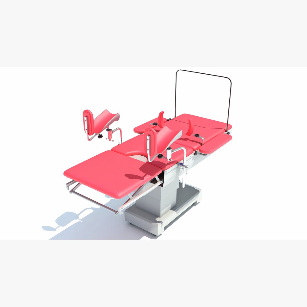 Gynecological Procedure Table 3D model - Download Medical Equipment on ...