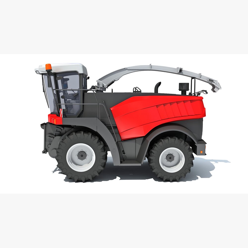 Forage Harvester with Advanced Chopping System 3D model - Download ...