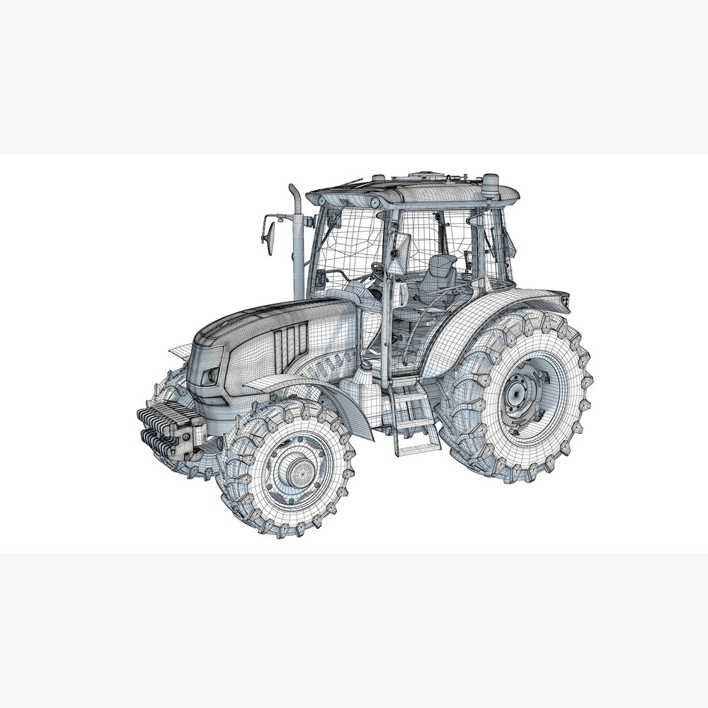 Ursus Tractor 3D model - Download Tractor on 3DModels.org